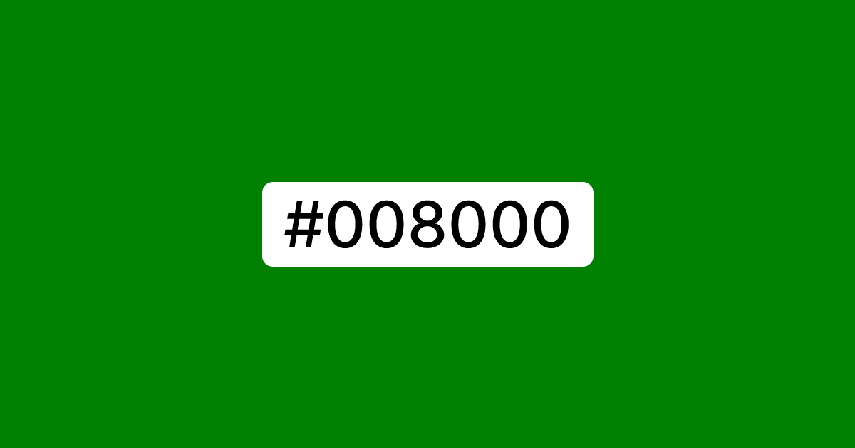 Acrylic Match | #008000