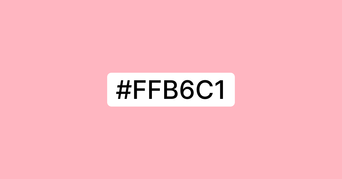 Acrylic Match | #ffb6c1