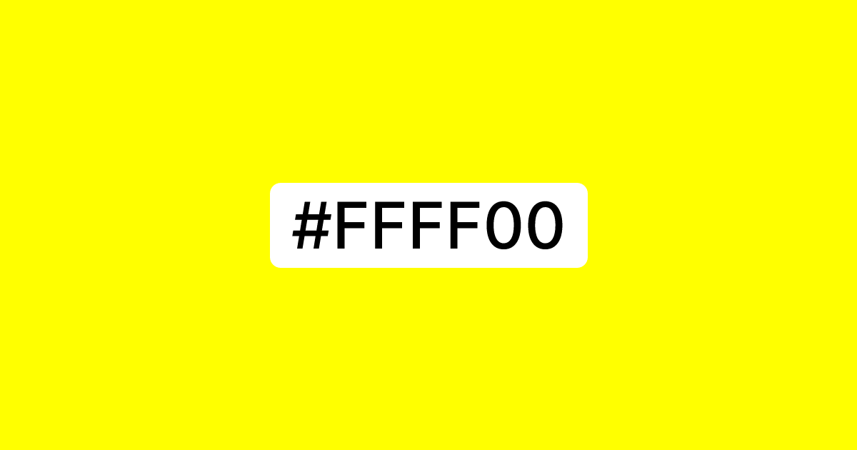 Acrylic Match | #ffff00